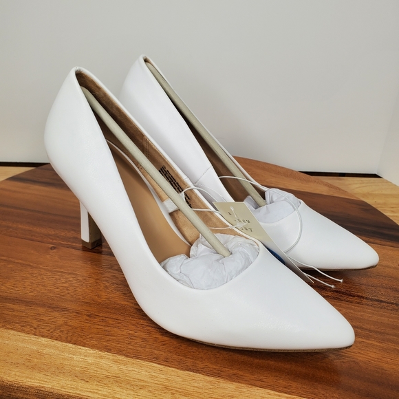 a new day | Shoes | A New Day Heels Womens Jen Pumps White Nwt | Poshmark
